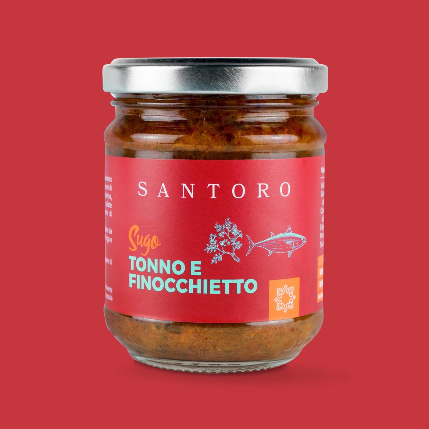 Esempio di food packaging design: label design per sughi | WillBe