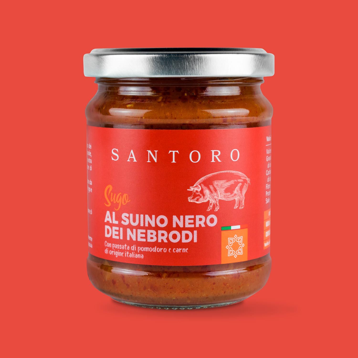 Esempio di food packaging design: label design per sughi | WillBe